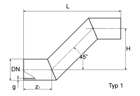 Łuk segmentowe pe, rozdzielacz pe do budowy sieci wod-kan TAKO AR